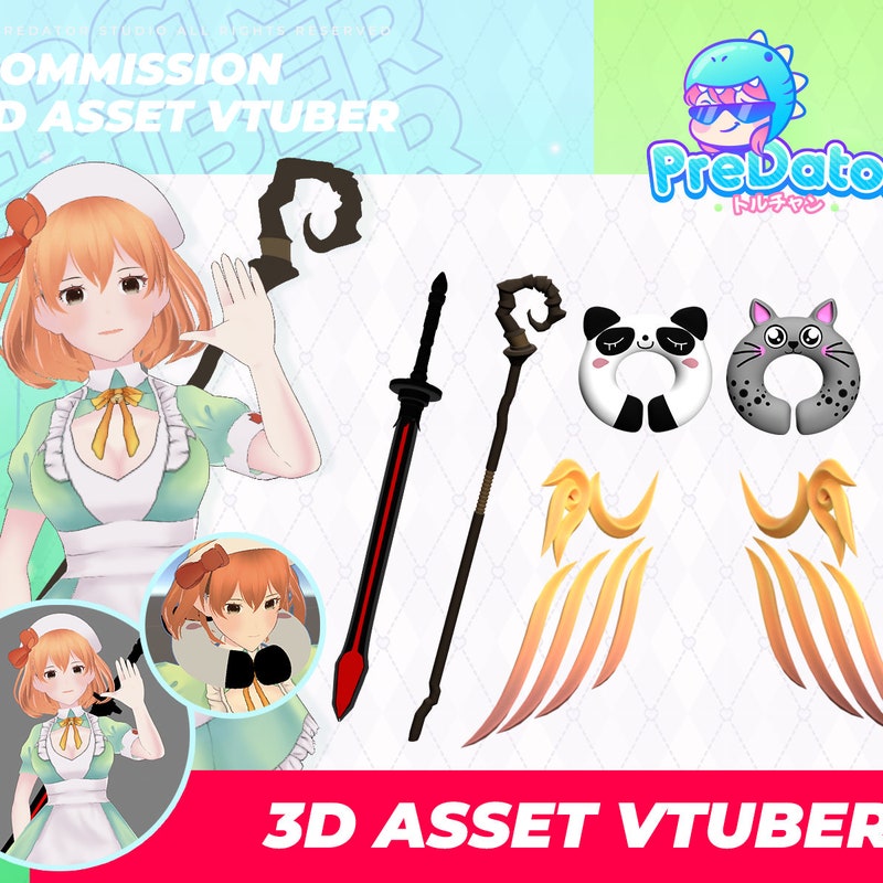 Vroid Accessories - Etsy