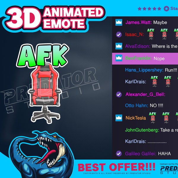 Afk Emote - Etsy