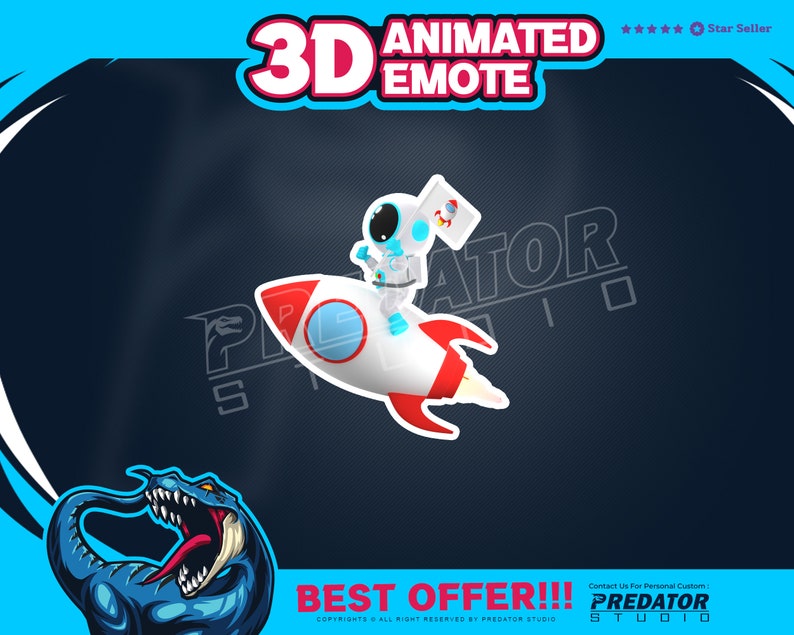 3D Animated Emote Game Emote Cute Emotes Discord Emotes - Etsy
