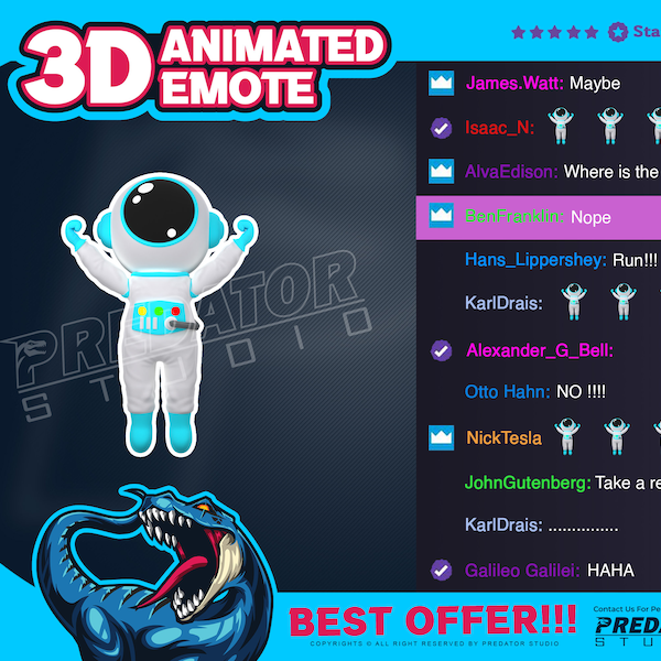 Jump Emote Animated - Etsy