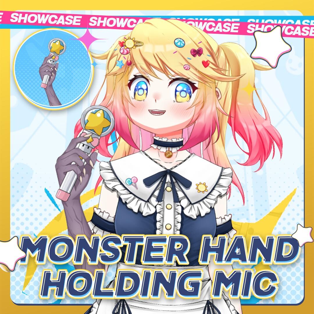 Monster Hand Mic: Vtuber Live2d Streaming Accessory - Etsy