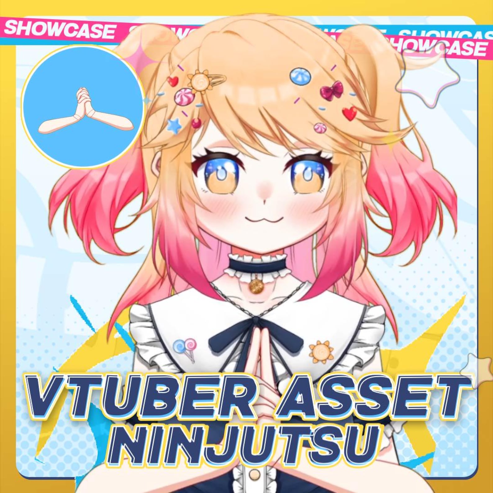 Vtuber Assets Ninjutsu Pose – Action Hand Gesture for Live2d Models ...