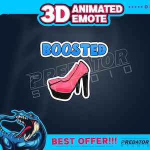 Chic High Heels 3D Animated Emote - Emote Commission, Kick Emote ...