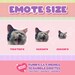 10 Cute Cat Memes Emote Pack 9, Cute Emotes, Emotes Pack, Emotes Twitch ...
