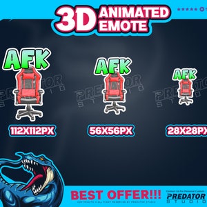 3D Animated Emote, Twitch Chat Emotes, Emote Commission, Kick Emote ...