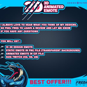 Slipper 3D Animated Emote for Twitch and Discord - Stream Emotes ...