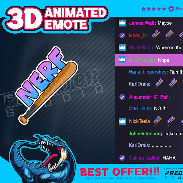 Animated Baseball Emotes - Etsy