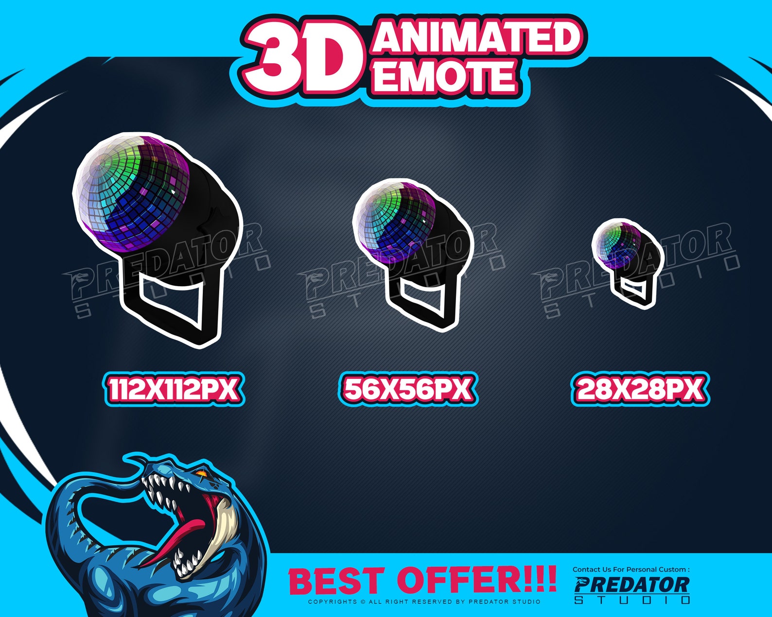 3D Animated Emote, Discord Emotes, Twitch Emote, Custom Emotes, Emote ...