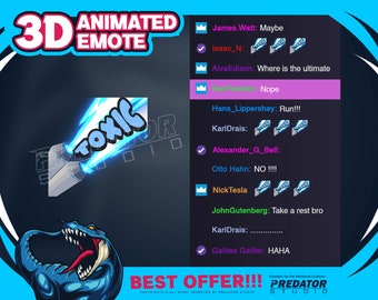 Step on 3D Animated Emote, Emote Commission, Kick Emote, Gif Emotes ...