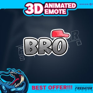 3D Animated Emote, Discord Emotes, Game Emote, Cute Emotes, Kick Emote ...