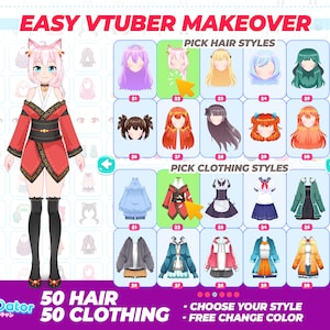 Personalized Vtuber Template: Customize to Your Preferred Look and ...