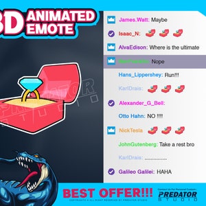 3D Animated Ring Box Emote: Twitch/discord Streamer Gift - Etsy