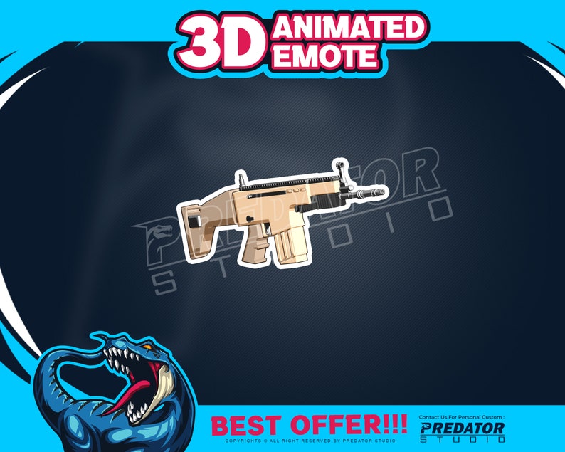 3D Animated Emote Discord Emotes Emote Commission Cute - Etsy