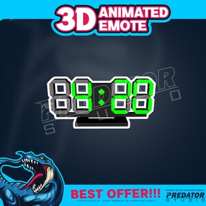 3D Animated Emote, Twitch Emote, Game Emote, Twitch Chat Emotes, Kick ...
