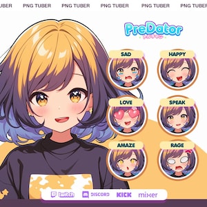 Custom Cute Pngtuber | Pngtuber | Custom PNG Tuber | PNG Character ...