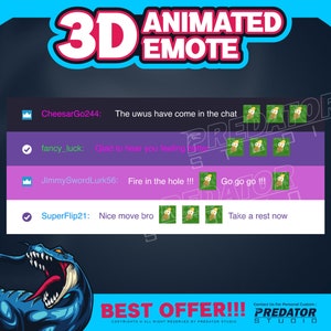 Lurk Simpson 3D Animated Emote, Emotes Twitch, Animated Emotes, Emote ...