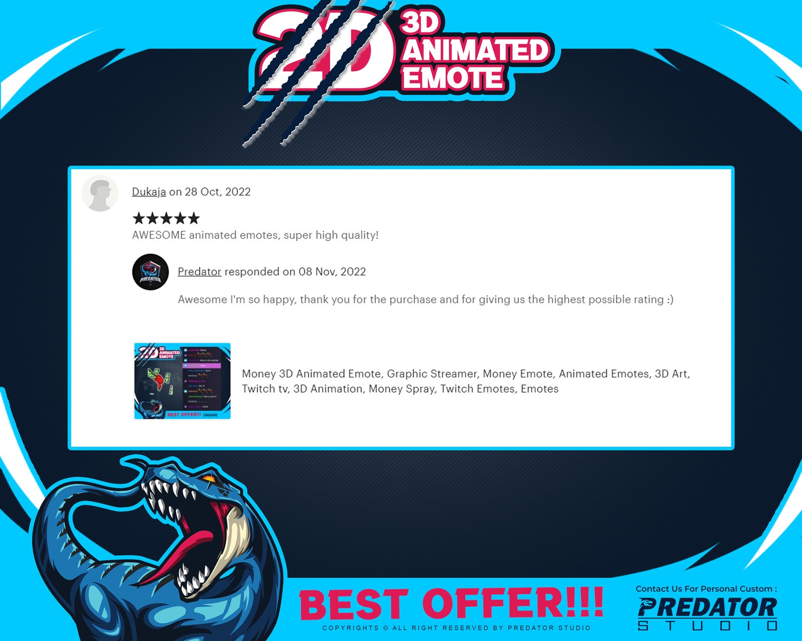 3D Animated Emote, Discord Emotes, Twitch Emote, Custom Emotes, Emote ...