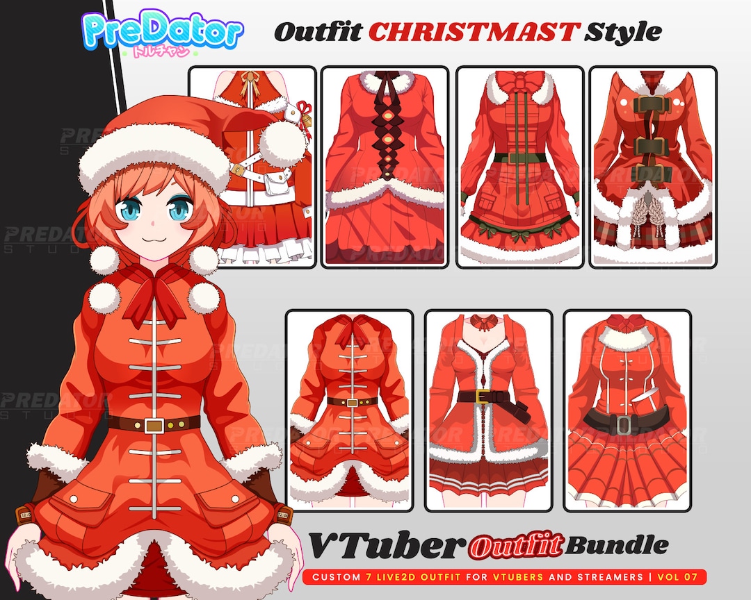Reindeer Magic Christmas Vtuber: Charming Live2d Model With Holiday ...