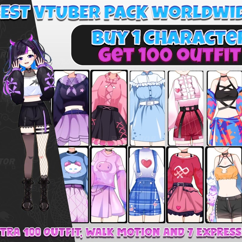 Vtuber Free Assets - Etsy
