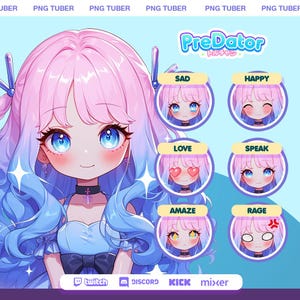 Custom Cute Pngtuber | Pngtuber | Custom PNG Tuber | PNG Character ...