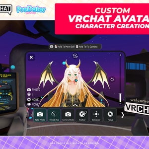 Custom Designed Vrchat Avatar: Bring Your Gaming Streams to Life! - Etsy