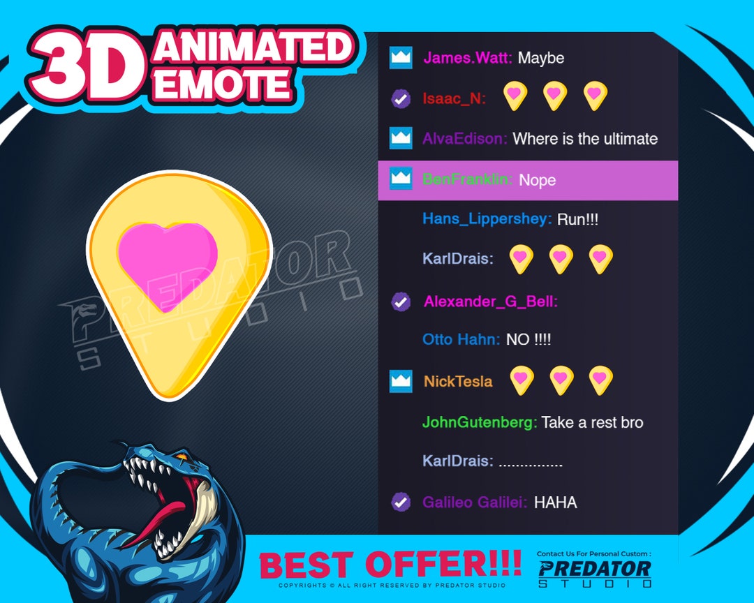 Animated Emote, Emote, Twitch Emotes, Emote Commission, Kick Emote ...