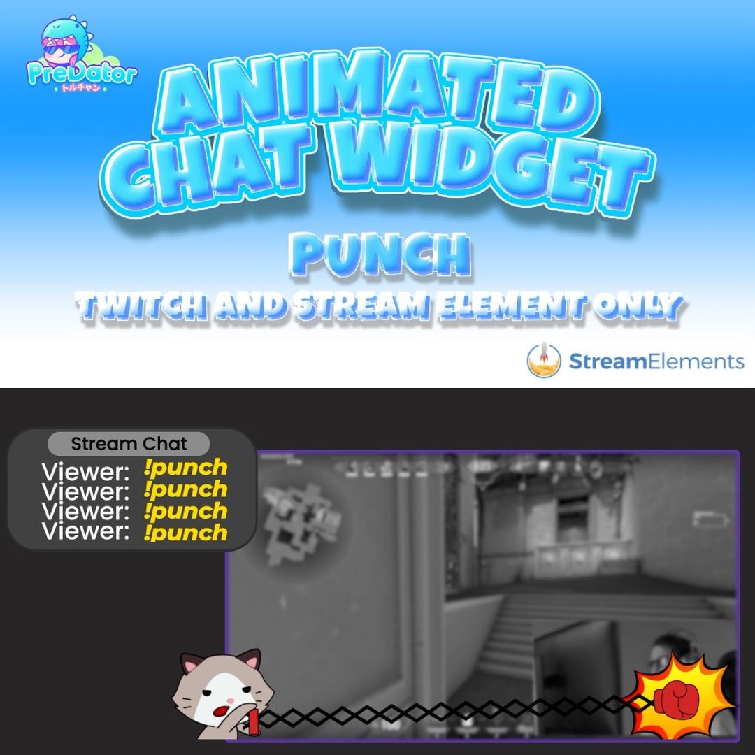 Live Chat Widget for Streamers - Modern Design Chat Widget - Punch 2 ...