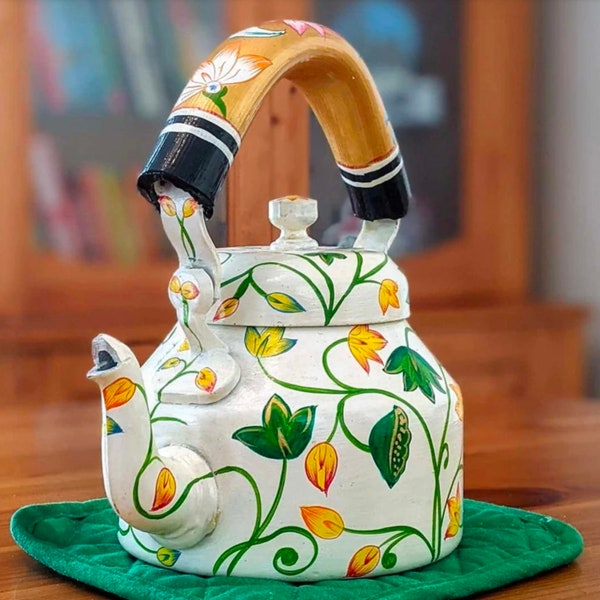 Painted Tea Pot - Etsy