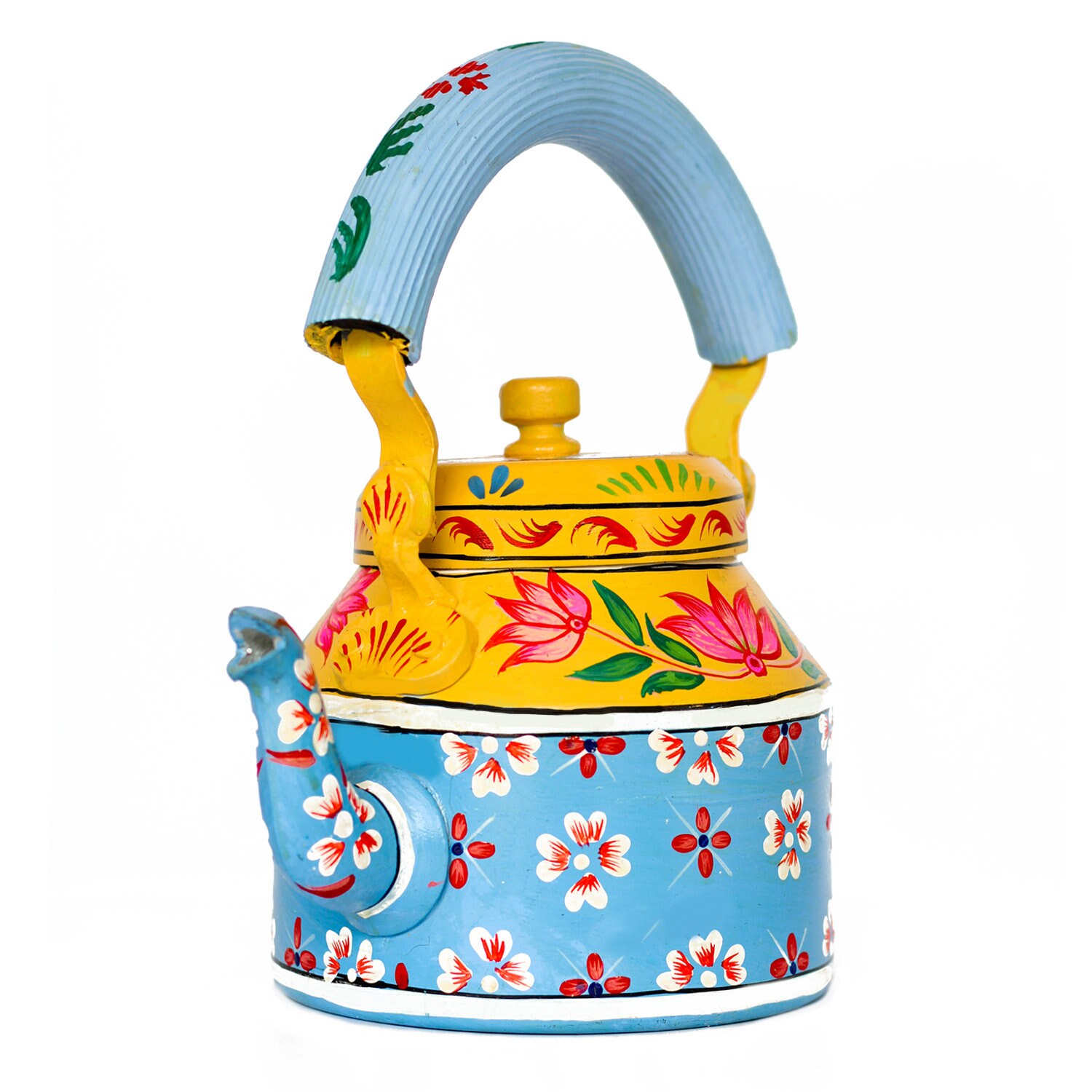 Hand Painted Tea Set for Serving Tea Indian Tea Pot Tea Set - Etsy