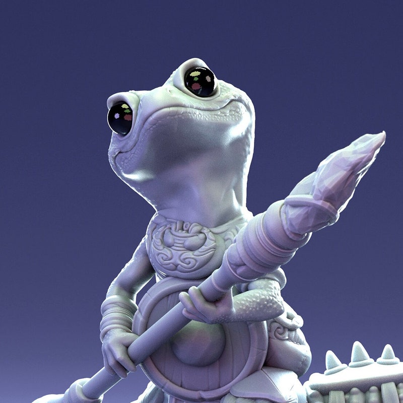 Gecko 3d Printed Dnd - Etsy