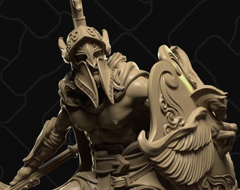Elduin Alaren, Elf Ranger Archer Hunter TABLETOP SCALE TTRPG D&D ...