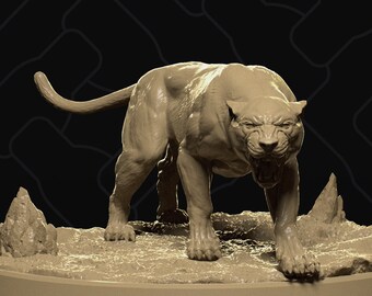 Dnd Panther Figurine - Etsy