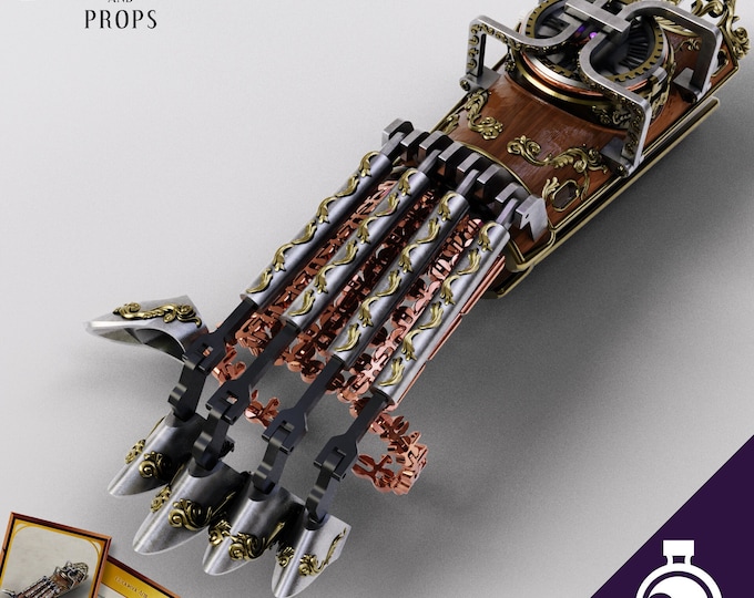 Clockwork Arm TTRPG LARP Gaming Prop Puzzles & Props - Etsy