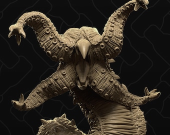 Grick Mini DND Pathfinder Dungeons & Dragons RPG - Etsy