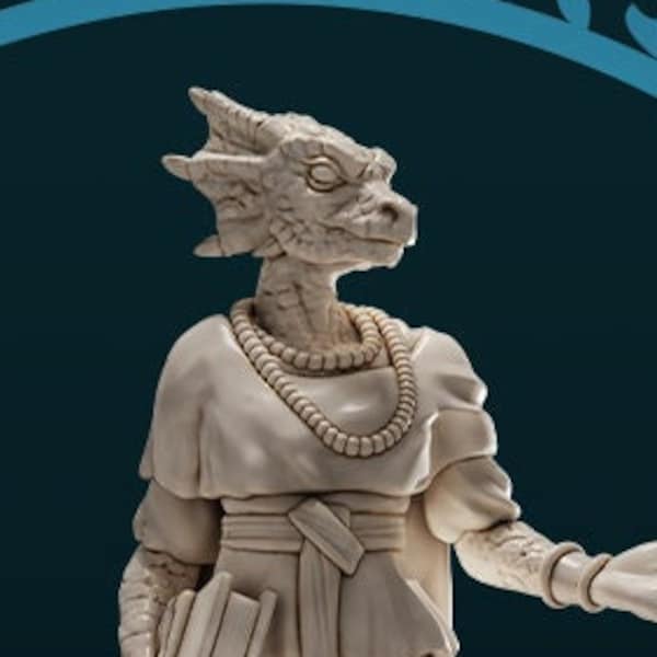 Dragonborn Monk Miniature - Etsy