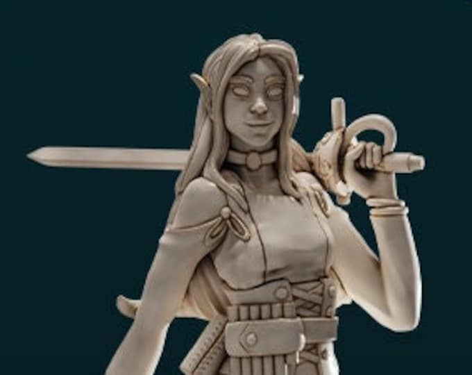 Changeling Bard TABLETOP SCALE TTRPG Miniature the Printing Goes Ever ... Changeling Bard TABLETOP SCALE TTRPG Miniature the Printing Goes Ever ...