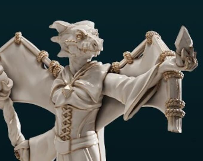 Kobold Sorcerer TABLETOP SCALE TTRPG D&D Miniature the Printing Goes Ever on Dnd is A Woman ...