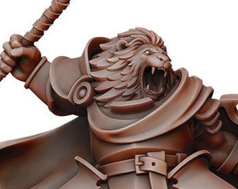 Dnd Lion Miniature - Etsy