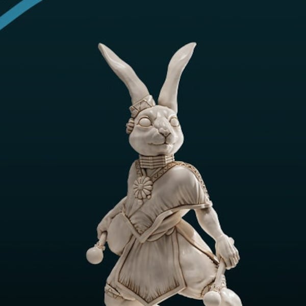Female Rabbitfolk Miniature - Etsy