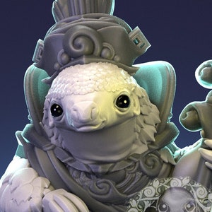 Pangolin Royalty D&D TTRPG Miniature Pepunki Creatures Unpainted ...