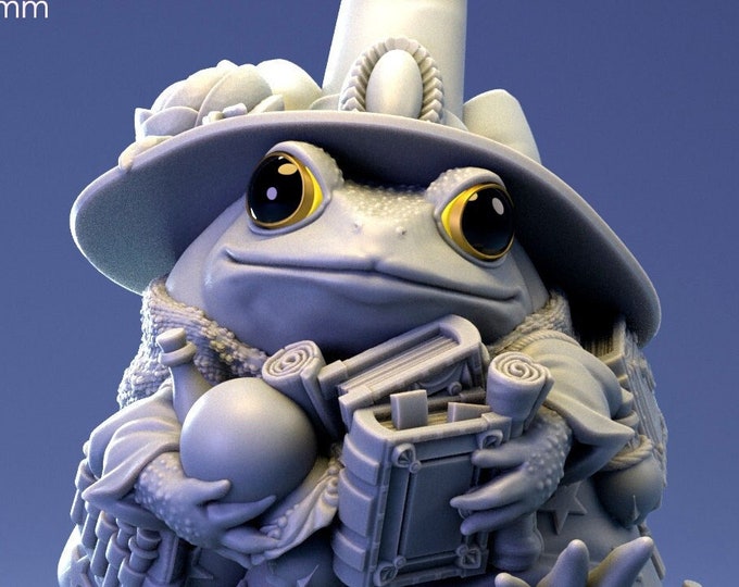 Wizard Frog - Etsy