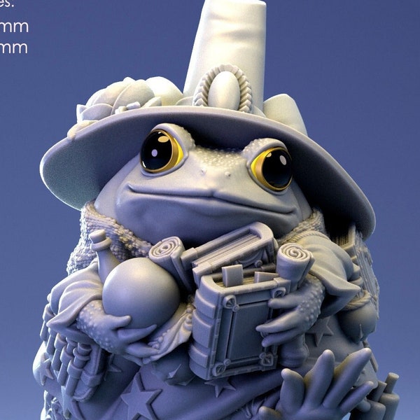 Frog With Wizard Hat - Etsy