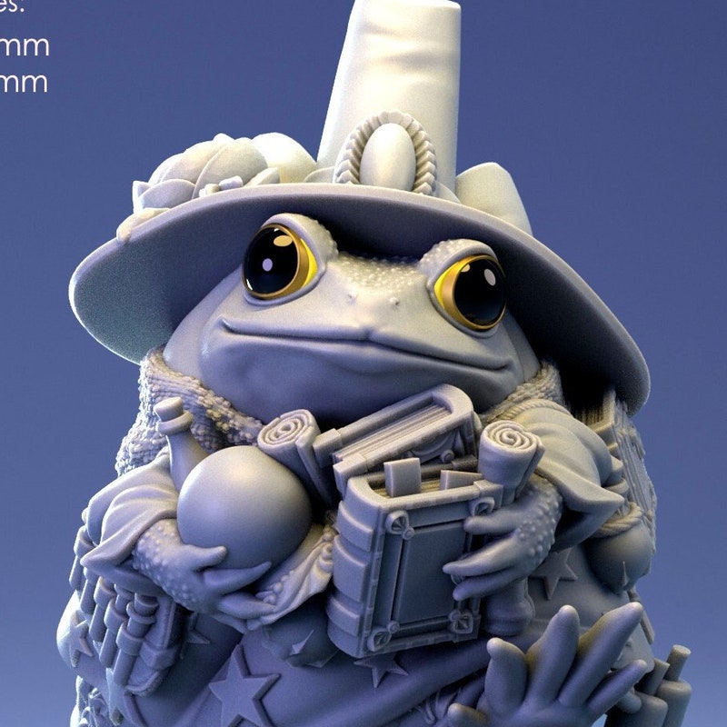 Frog Wizard - Etsy