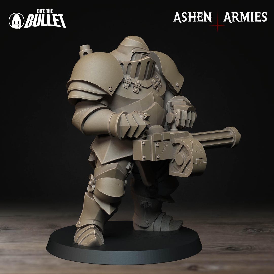 Sanctified Legion, Heavy Infantry (machine Gun) | Tabletop Scale | D&D ...