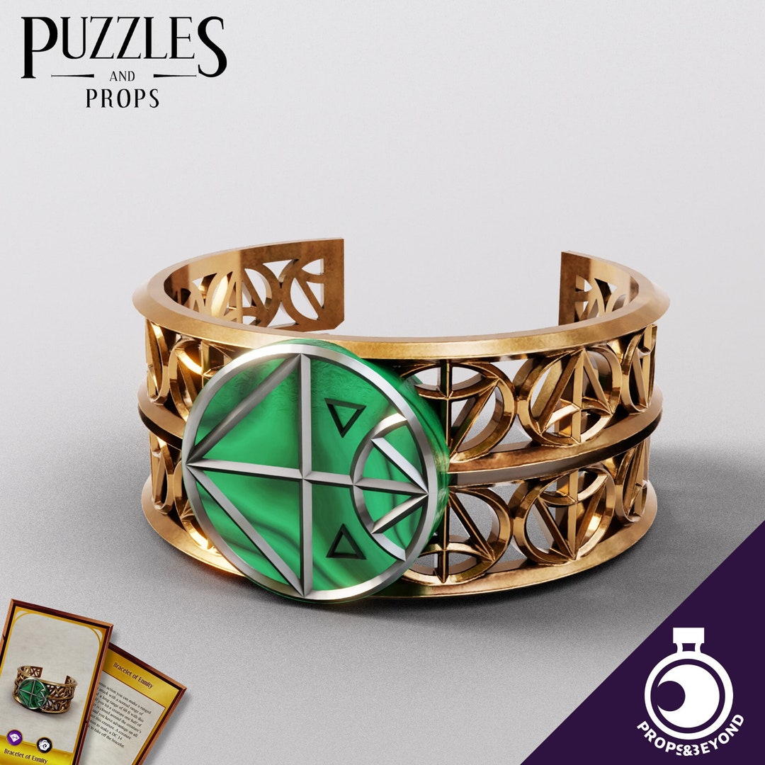 Bracelet of Enmity | TTRPG LARP Gaming Prop | Puzzles & Props | 3D ...