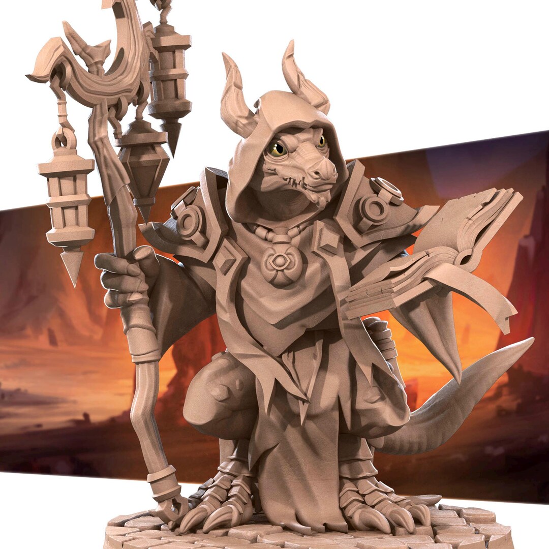 Kobold Cleric, D&D Version | Tabletop Gaming Scale Resin Miniature ...