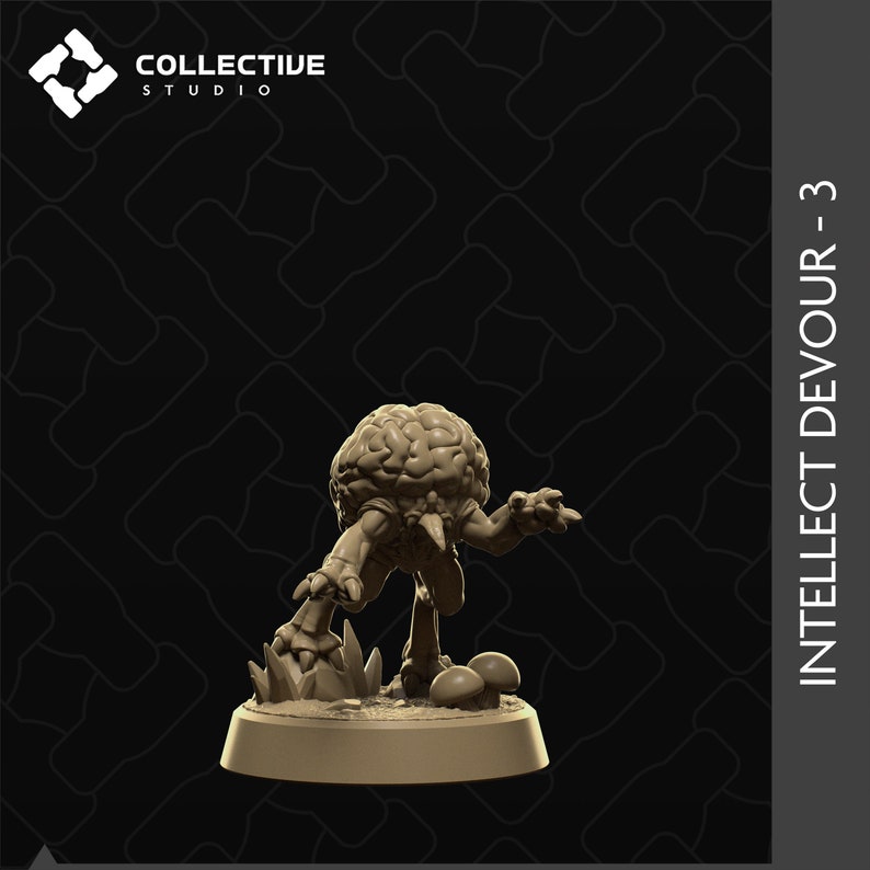 Intellect Devourer Set TABLETOP SCALE TTRPG Miniature - Etsy Intellect Devourer Set TABLETOP SCALE TTRPG Miniature - Etsy