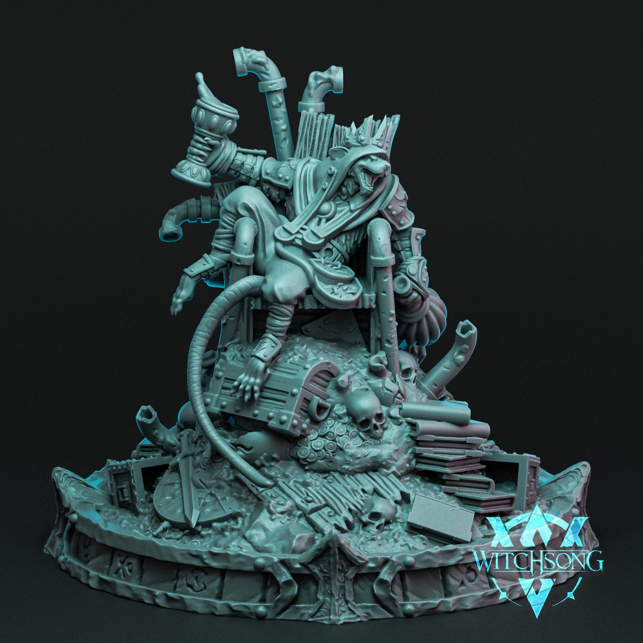 Rat King Ratfolk Rodent People | Mini or Bust | Monster Miniature ...