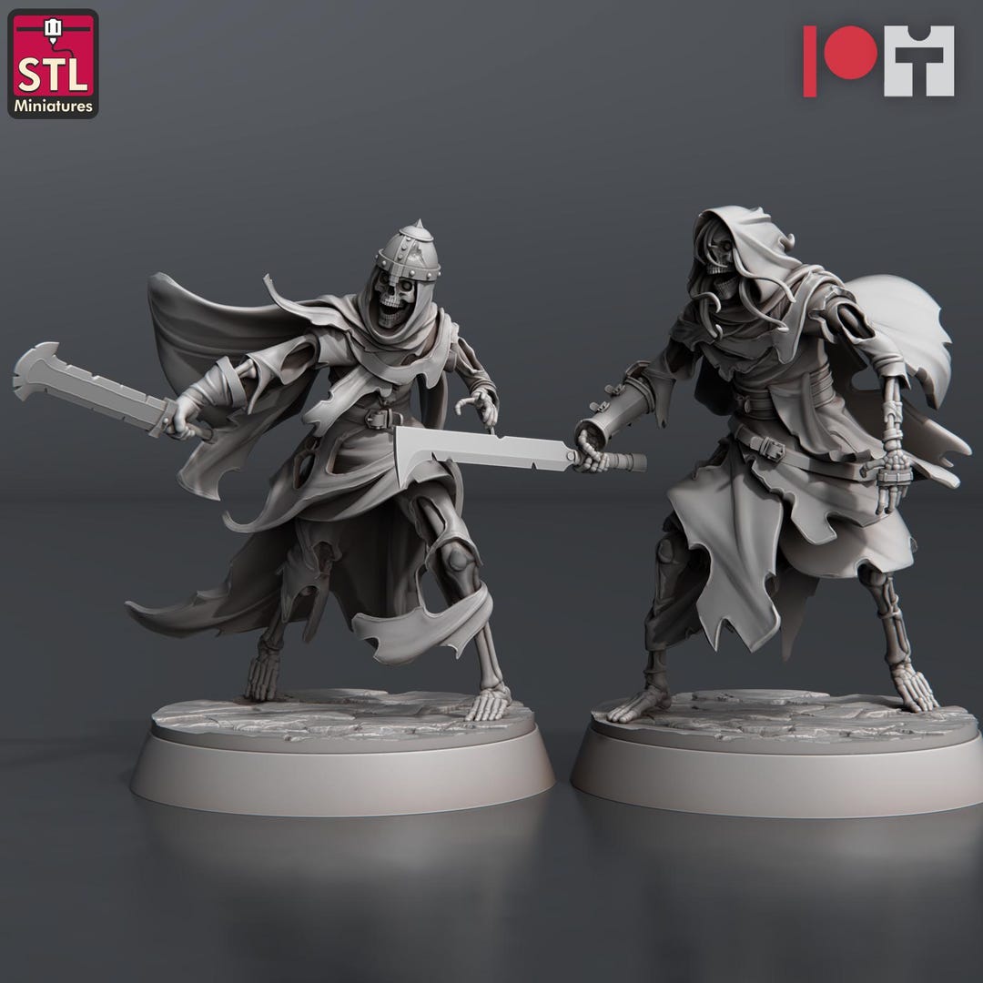 Reaver Knights Monster Set | Tabletop Scale | D&D Ttrpg Miniature | Stl ...