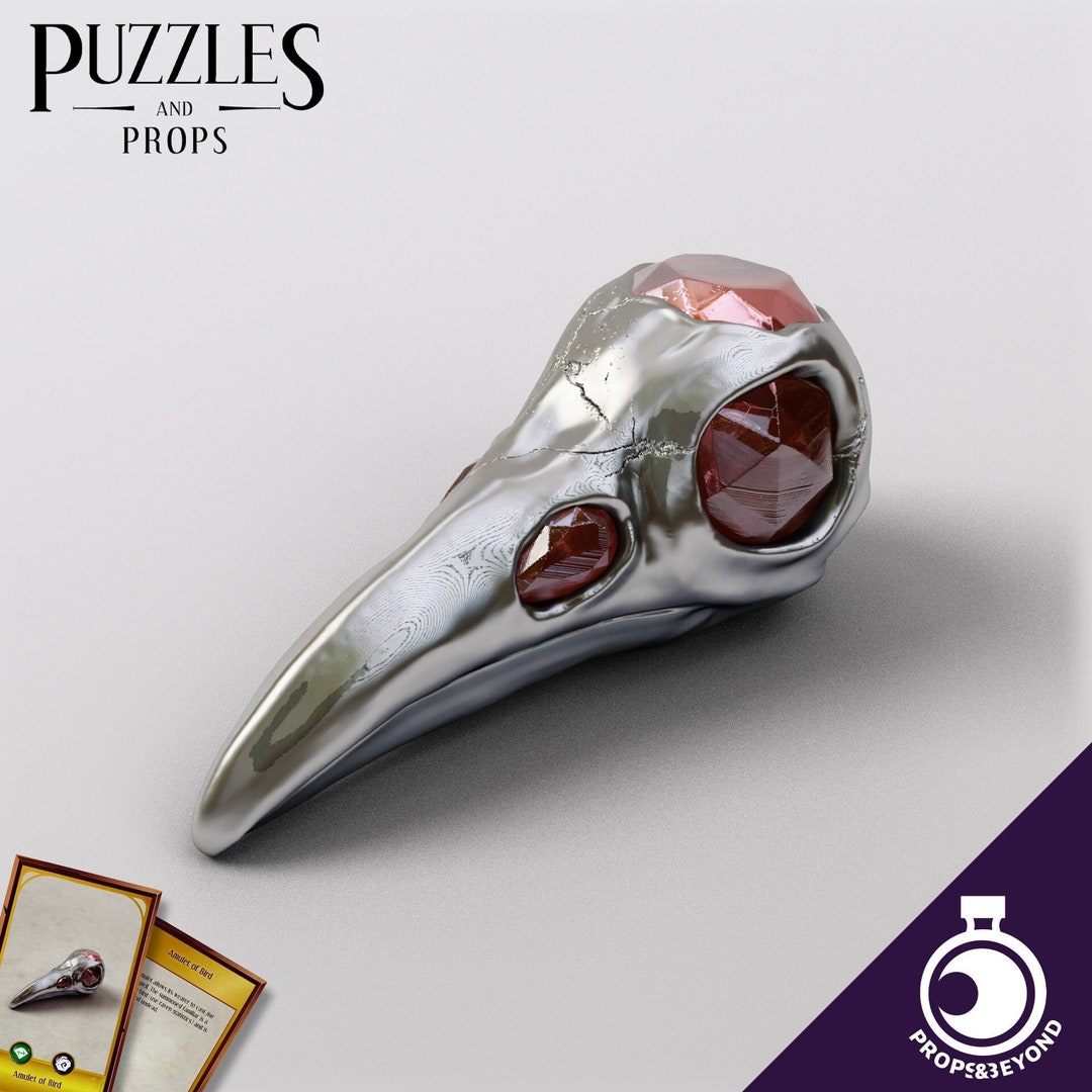 Amulet of Bird | TTRPG LARP Gaming Prop | Puzzles & Props - Etsy